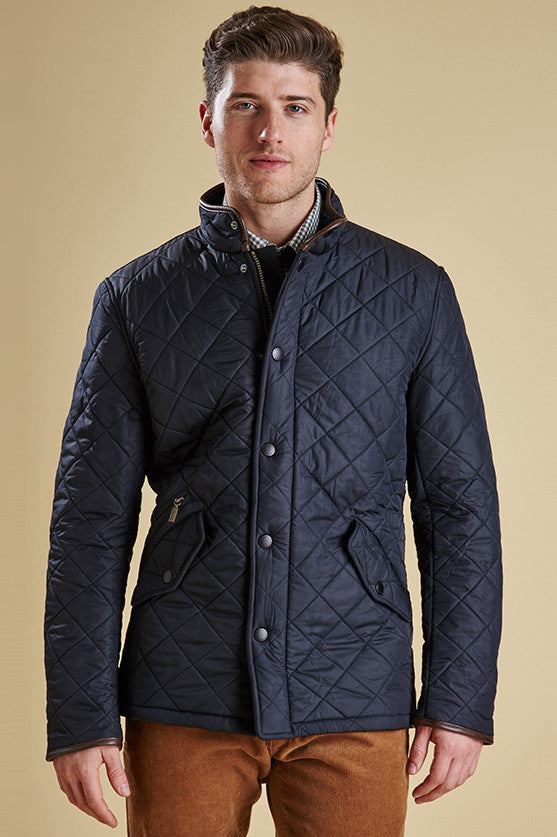 Barbour Powell Mens Navy Quilted Jacket – Smyths Country Sports