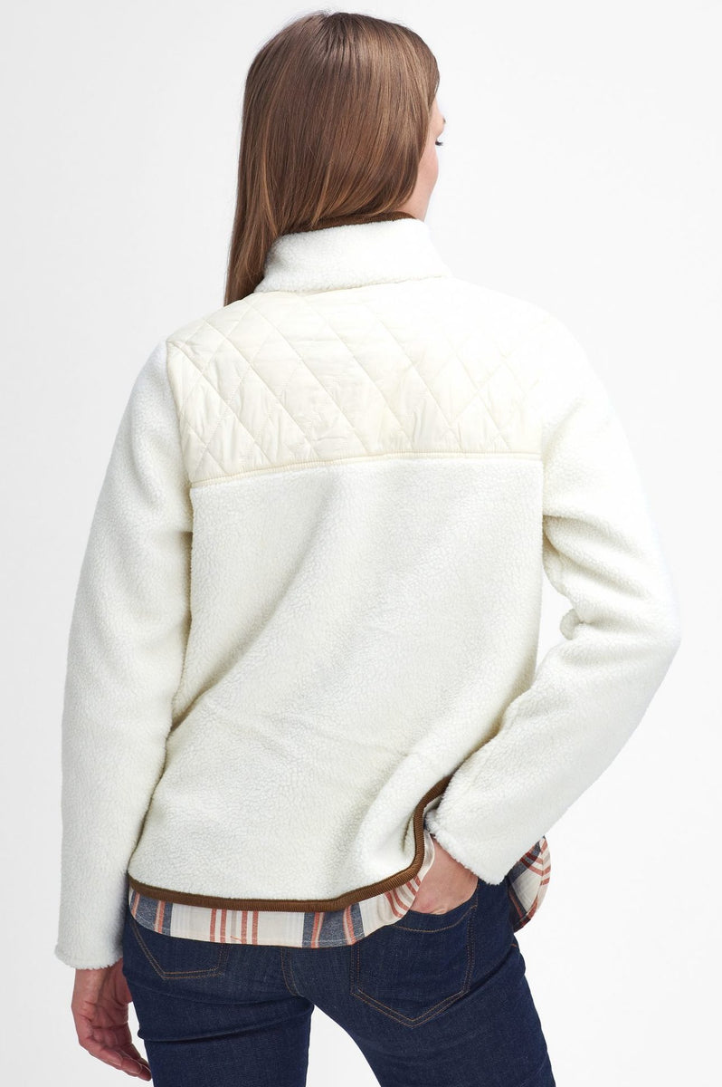 Barbour fleece Brambles fleece in Cream Winter Pearl LFL0075CR11 ...
