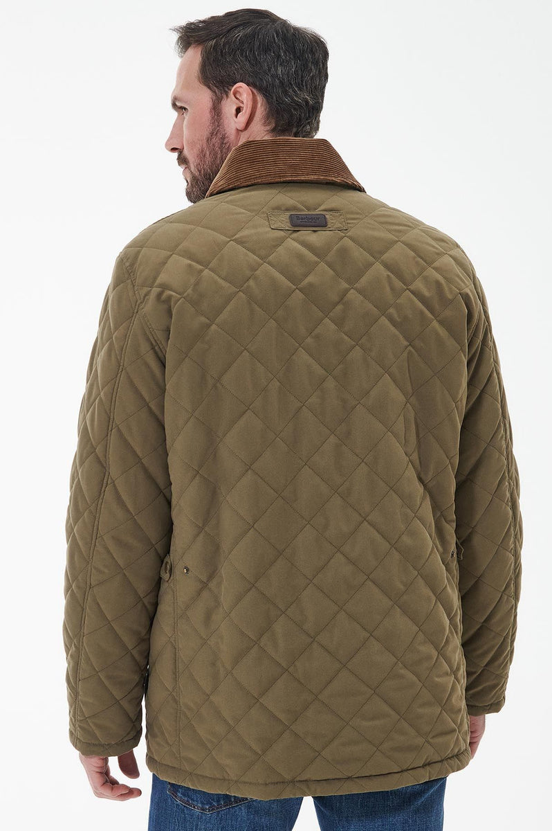 Barbour Burton waterproof, breathable Quilt in Olive MQU1306OL52 ...
