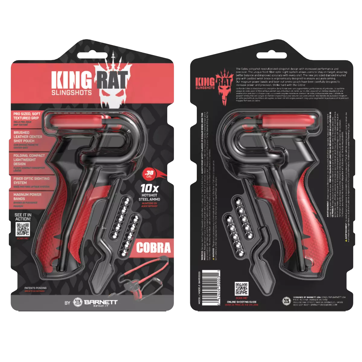 Barnett Black Widow King Rat slingshot catapult 17018 – Smyths Country ...